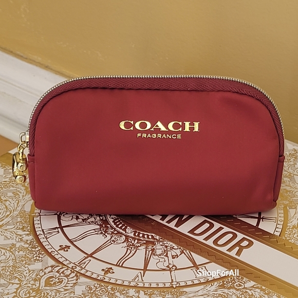Coach | Bags | Coach Red Bag Mini Coin Purse Wallet Pouch | Poshmark